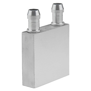 BXQINLENX 2PCS Aluminum Water Cooling Block for Computer PC CPU Graphics Radiator Heatsink (40X40MM)