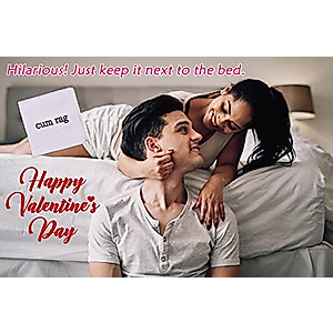 LoLoud Novelty Gifts for Boyfriend, Funny Towel Romantic Gift for Wedding Couple Fiance First Year Anniversary Valentines, Party Gag Gifts, Joke Humor Cloth for Husband Men BF(Black)