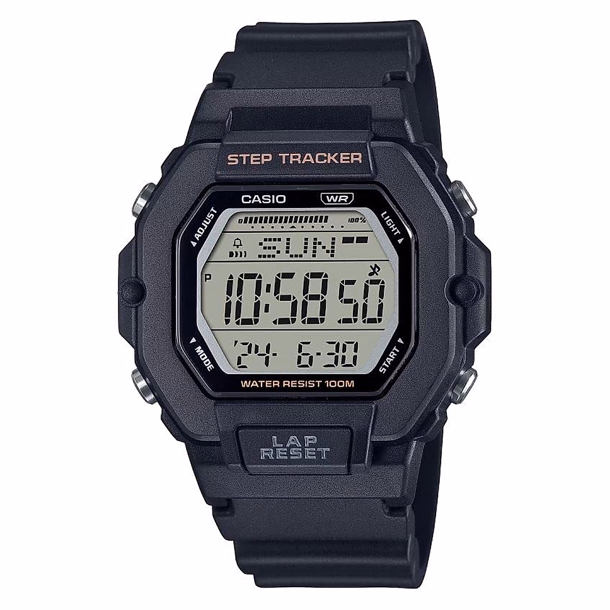 Casio Step Tracker 100M Water Resistant Men's Digital Watch LWS2200H-1AV