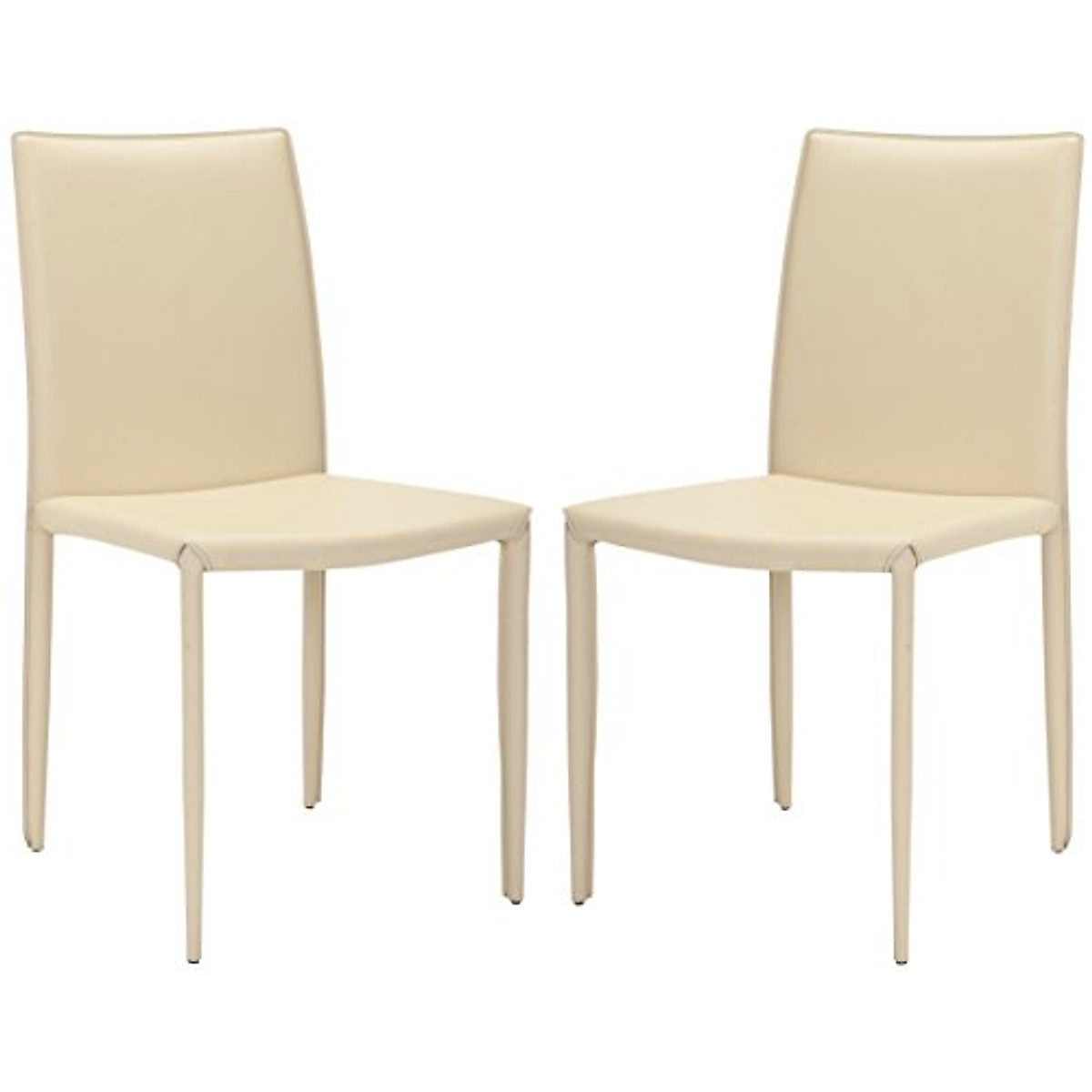 Safavieh Home Collection Karna Modern Cream Dining Chair (Set of 2)