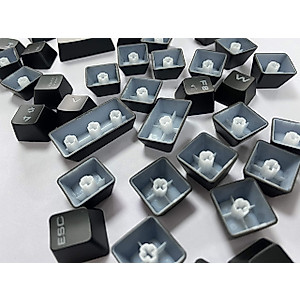LuoMGDYSS 104 Key ABS Black Keycap Set for Corsair K70 K65 Mechanical Gaming Keyboard