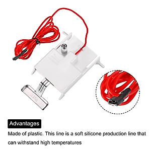MECCANIXITY Single Ice Thickness Control Probe Flat Mouth Ice Thickness Sensor 150cm Line for Ice Maker 2PCS