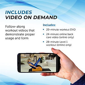 AeroPilates Posture Corrector Pilates Barrel - Home Pilates Back Stretcher - Pilates Strength Workout Machine for Home Gym - Up to 300 lbs Weight Capacity