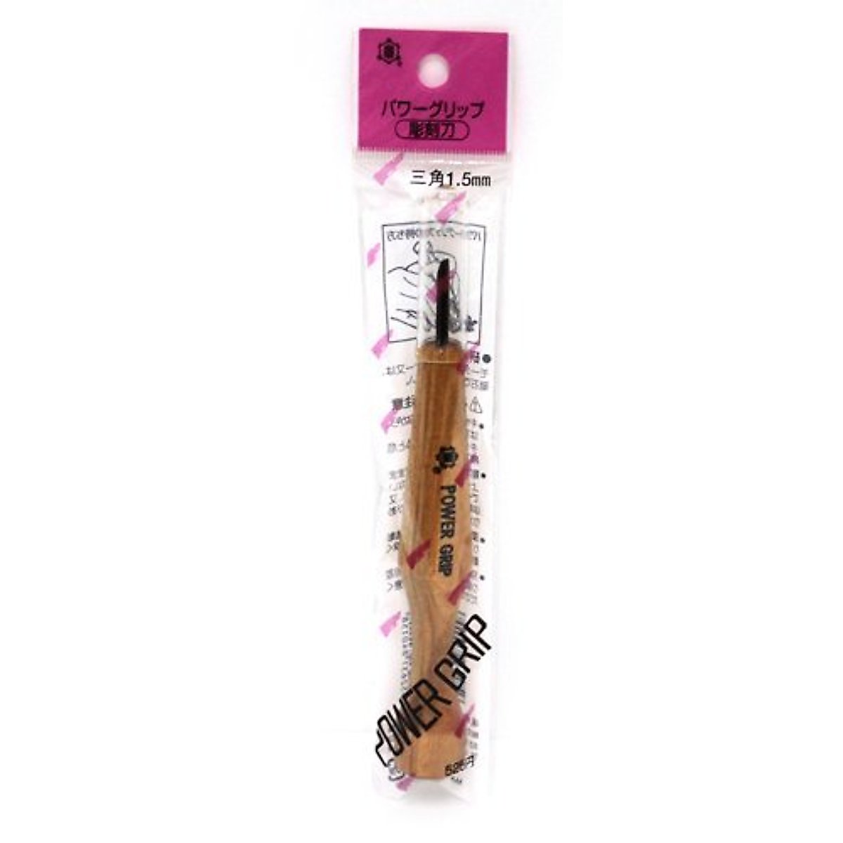 Mikisyo Power Grip carving knife chisel triangular 1.5mm