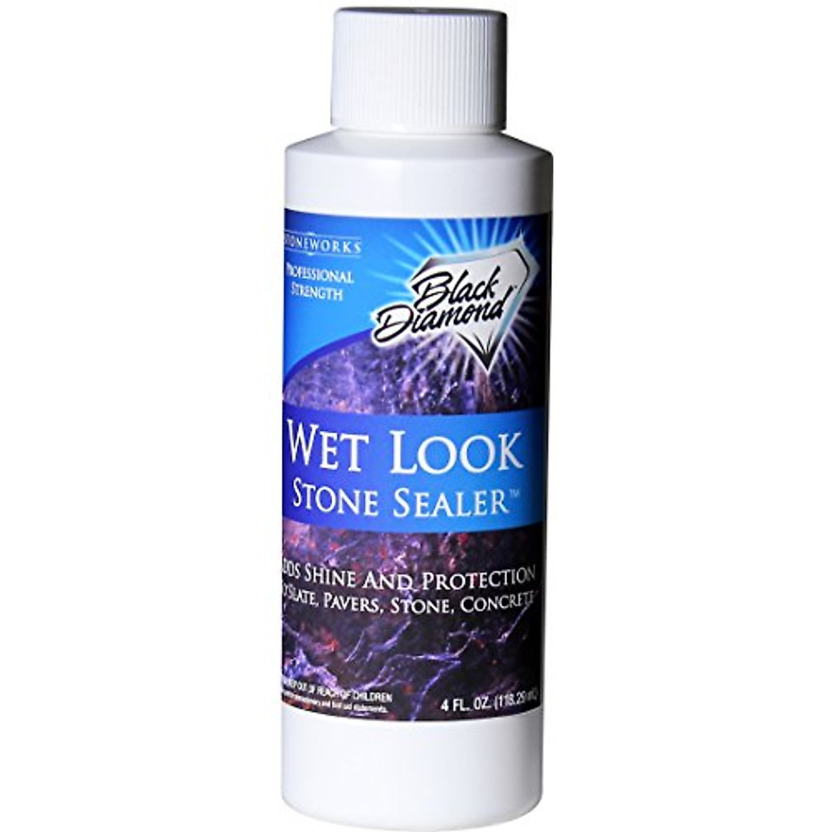 Product Image Black Diamond Stoneworks Wet Look Natural Stone Sealer Trial Size and Color Enhancer Sealer for All-Natural Stone and Pavers.Trial Size