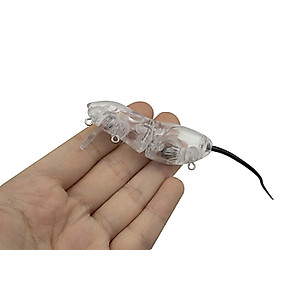 5PCS Unpainted topwater Minnow Fishing Lure 115mm 8.61g Crankbait Artificial Hard Bait Carp Pike Bass Wobblers Deep Diving Fishing jerkbait 8373 Free Eye