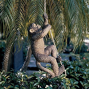 Design Toscano Makokou the Climbing Monkey Sculpture