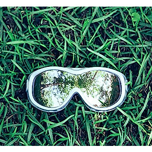 GloFX Padded Diffraction Ski Goggles Rave Rainbow Prism Kaleidoscope Lightshow Lenses