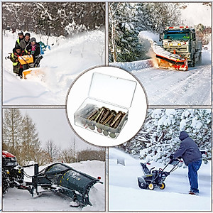 Lasnten Shear Pin and Cotter Pin Kit Snow Blower Shear Pin 738-04124A and 714-04040 for Snow Blower (30)