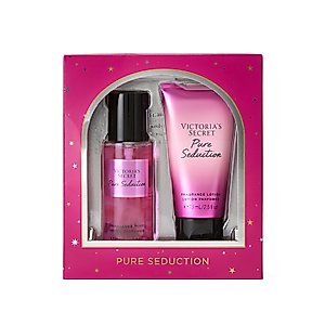 Victoria's Secret Pure Seduction Mini Fragrance Duo Gift Set, Notes of Juiced Plum and Crushed Freesia