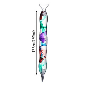1 Set Resin Diamond Painting Pen Point Drill Pens Anti-Slip Diamond Painting Mat Cross Stitch Embroidery DIY Craft Accessory - (Color: 1)