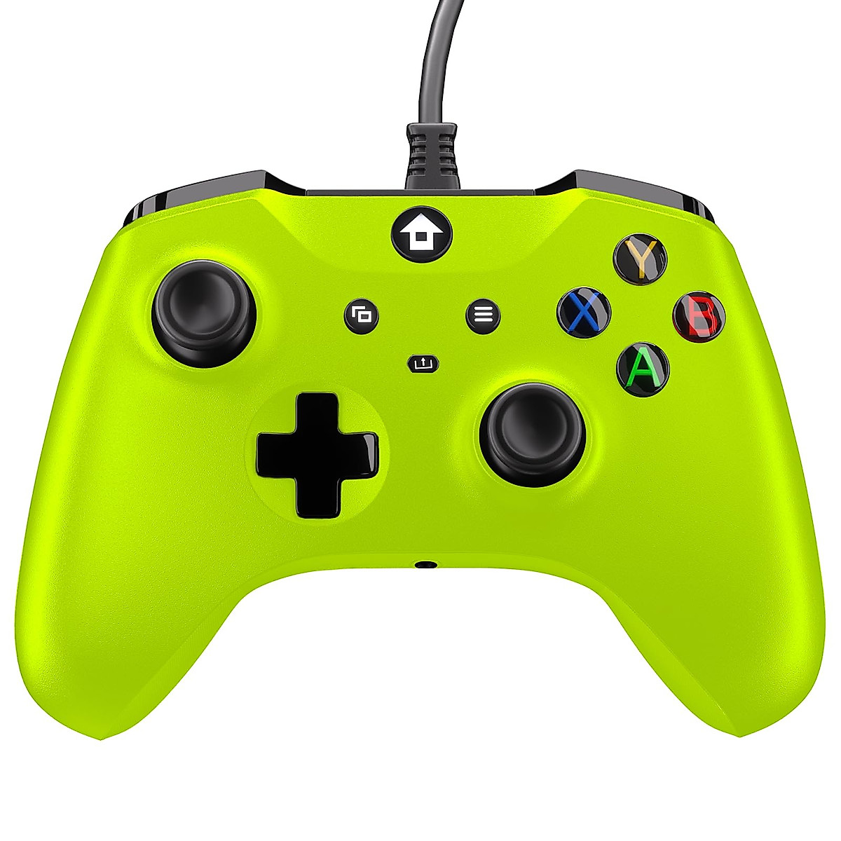 SZDILONG Wired Controller for Xbox One, Xbox Series X|S, PC Wired Controller with 5.9-Foot Cable and 3.5 mm Audio Jack, Green