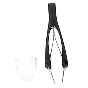 Frcolor Eyebrow Tweezers Automatic Retractable for Facial Eyebrow Removal (Color Random)