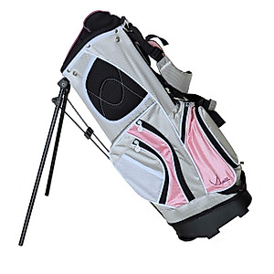 Sephlin - Lady Jayde Pink Girls Left Handed 7 Pieces Golf Club Set & Golf Bag Ages 6-10 2.0