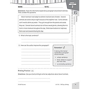 180 Days of Writing for Third Grade - An Easy-to-Use Third Grade Writing Workbook to Practice and Improve Writing Skills (180 Days of Practice)