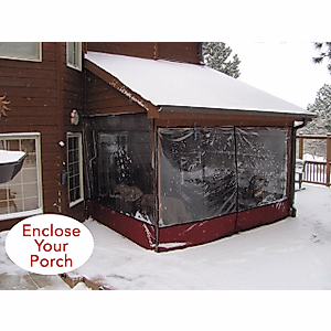 Q5 Products Super Clear All Purpose Recyclable Vinyl - 4 Gauge 25 Yards X 54 INCHES Extra Durable Perfect for Outdoor/Indoor ENCLOSURES, Protective Furniture Covering and TABLECLOTHS