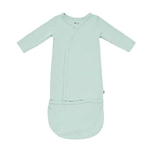 KYTE BABY Bundlers, Unisex Baby Sleeper Gowns, Rayon Made From Bamboo Material (0-3 Months, Sage)