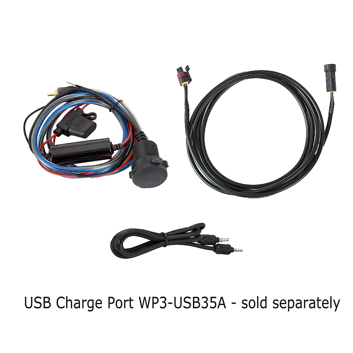 SSV Works WP-RZ3O65 Black Weather Proof Series Audio System for 2015-2023 Polaris RZR XP1000, XP4 1000, XP Turbo, XP4 Turbo w/Built-in 200 Watt 4 Channel Amplifier