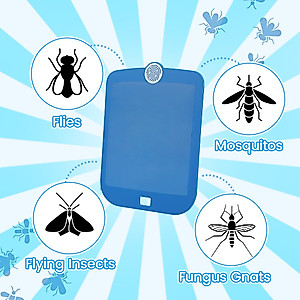 15 Pack Refill Cartridges Compatible with Raid Essentials Flying Insect Light Trap, Extra Sticky Refill Cartridges for Stem Flying Insect Light Trap for Effective Pest Control, Odorless and Pet Safe