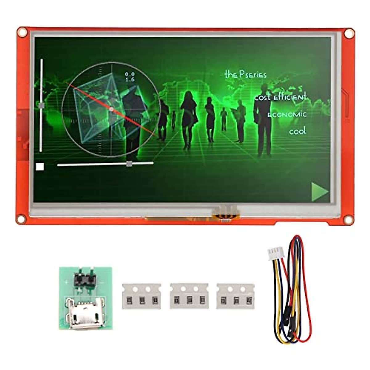 Rosvola HMI Display LCD Display Module 8 GPIO 7 Inch 512KB SRAM for Industry