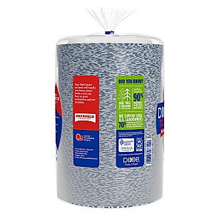 Dixie Ultra Disposable Paper Plates, 8 ½ inch, Lunch or Light Dinner Size Printed Disposable Plates, 240-count