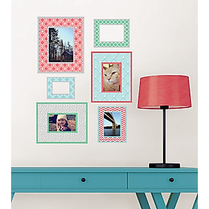 WallPops WPK1595 Geo Color Frame Wall Art Kit, Multicolor