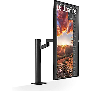 LG 32UN880-B 32 inch Ultrafine Display Ergo Stand UHD 4K HDR10 Monitor Bundle with Deco Gear HDMI Cable 2 Pack + Gamer Surface Mousepad + Screen Cloth