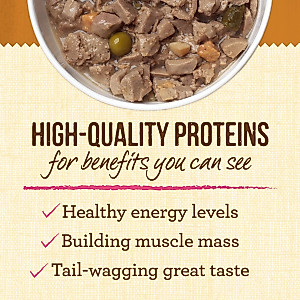 Merrick Lil’ Plates Premium Grain Free Natural, Soft Wet Dog Food For Small Dogs, Tiny Thanksgiving Day Dinner - (Pack of 12) 3.5 oz. Tubs