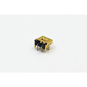 Power Jack Charging Port Socket Connector Dock for Nintendo DS Lite DSL NDSL Replacement Part - Gold