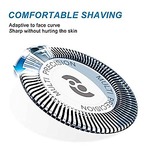 HQ8 Replacement Heads Compatible with Philips Norelco Aquatec Shaving Head Razor, Blades for PT730 AT880 AT811, 6-pc Pack