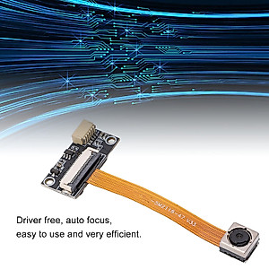 USB Camera Module, 5Mp USB Autofocus Free Driver 76 ° Wide Angle OV5647 Chip Board Industrial Component