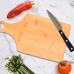 Customized Boating Gift Nautical Boat Name Anchor Personalized Paddle Shaped Bamboo Cutting Board