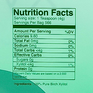 Morning Pep Pure Birch Xylitol (Keto Diet Friendly) Sweetener with no Aftertaste 5 LBs (Not from Corn) Non GMO Kosher Gluten Free Product of USA. 80 Onces