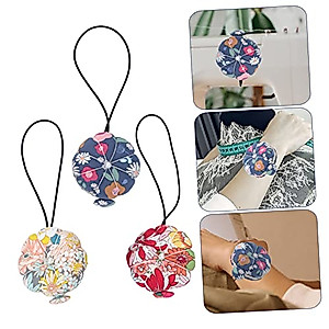 6 pcs Pumpkin Pin Pack Tool Stand Corsage Wristlet Band Keyboard Stands pin Cushion Bracelet Quilting Pin Cushion Gift for Mother Grandmother Pin Holder Pin Helper Pin Pad Sewing EXCEART