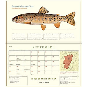 Trout of North America Wall Calendar 2021