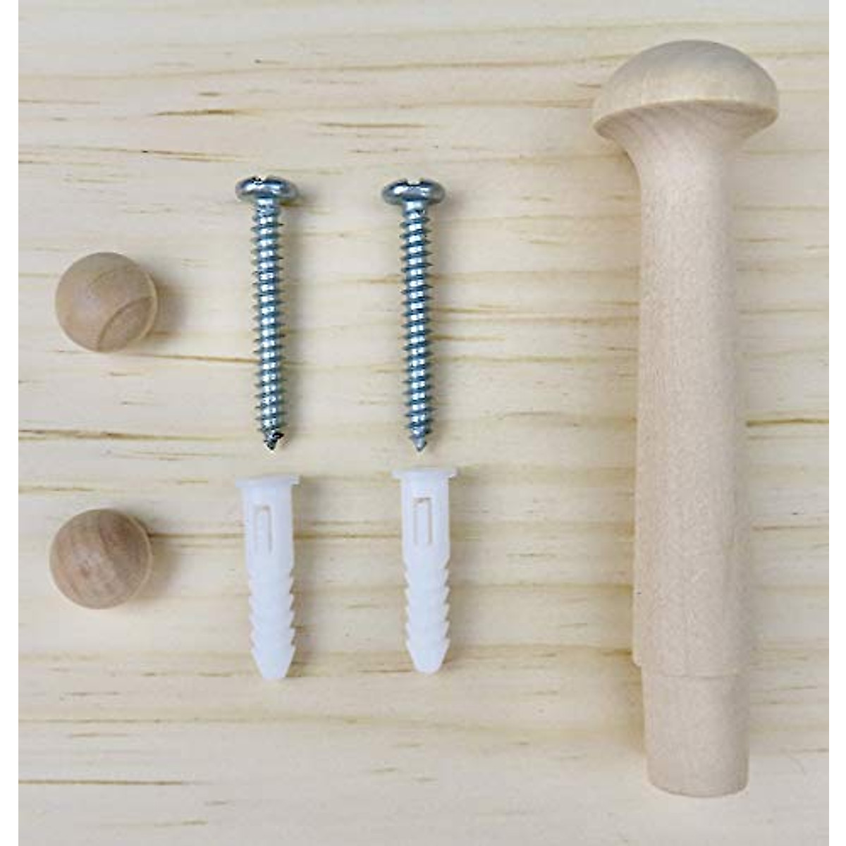 54" Unfinished Shaker Peg Rack