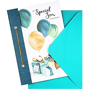 Hallmark Birthday Card for Son - Classic Illustrated Design