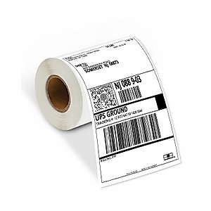 iEager Thermal Label, 4" x 6" White Direct Thermal Shipping Labels, 220 Labels/Roll