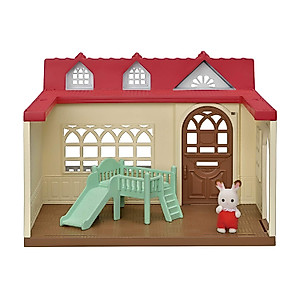 Calico Critters Sweet Raspberry Home Dollhouse Playset with Figure & Furniture Included