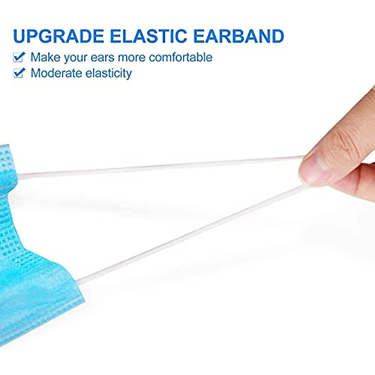 Brightt Made In USA ASTM Level 3 Face Mask 4ply Disposable Masks Facial Cover Elastic Ear Loops For Adults Box of 50