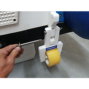 VersaChock Retractable Dinghy Dolly Wheels, White