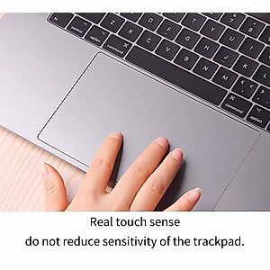 CaseBuy MacBook Air 15 inch Trackpad Protector Cover for 2025 2024 2023 MacBook Air 15.3" M4 M3 M2 Chip A3241 A2941 A3114 with Touch ID Clear Anti-Scratch Touch Pad Protector Skin -2PCS