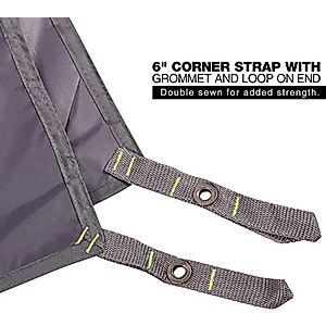 REDCAMP Waterproof Camping Tent Tarp - 55"x83", 4 in 1 Multifunctional Tent Footprint for Camping, Hiking and Survival Gear, Lightweight and Compact