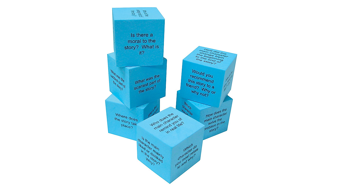 Reading Comprehension Foam Cubes for Interactive Learning | Teacher ...