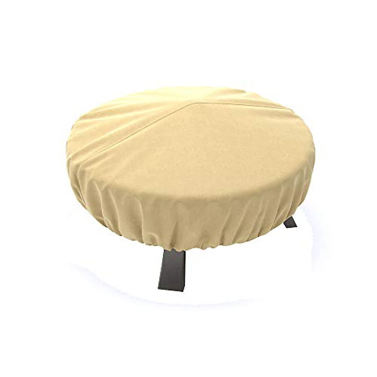 Dura Covers LRFP5515 Fire Pit Cover, Tan and Brown