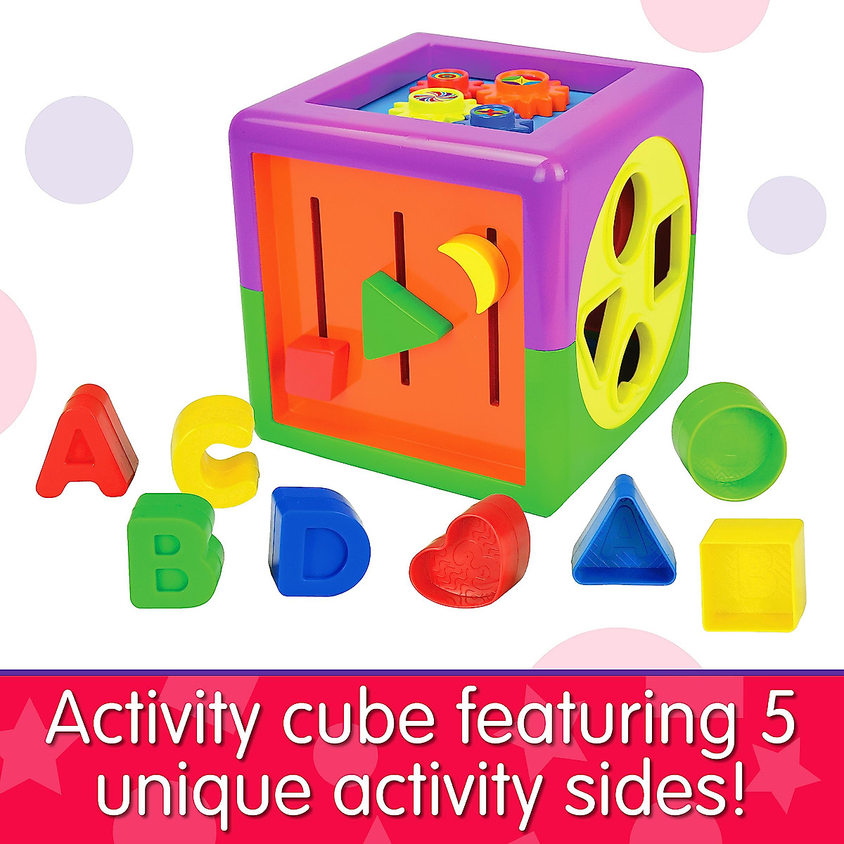 The Learning Journey Early Learning - My First Activity Cube - Baby & Toddler Toys & Gifts for Boys & Girls Ages 12 Months and Up - Award Winning Toy, Multi (160398)