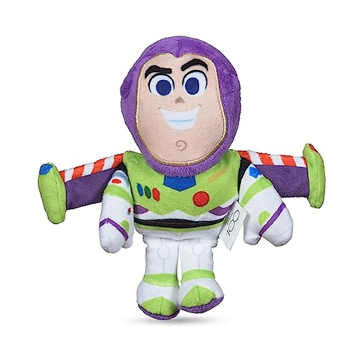 Disney for Pets Pixar’s Buzz Lightyear Plush Dog Toy 6in | Disney Pixar Dog Toys | Ballistic Nylon Plush Toy for Dogs Inspired by Buzz Lightyear from Pixar’s Toy Story with Squeaker