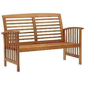 VRAXO 3 Piece Patio Lounge Set Solid Acacia Wood,Outdoor Furniture Sets-73.7lbs