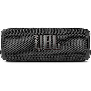 JBL Flip 6 Waterproof Portable Wireless Bluetooth Speaker Bundle with Hardshell Protective Case (Black)