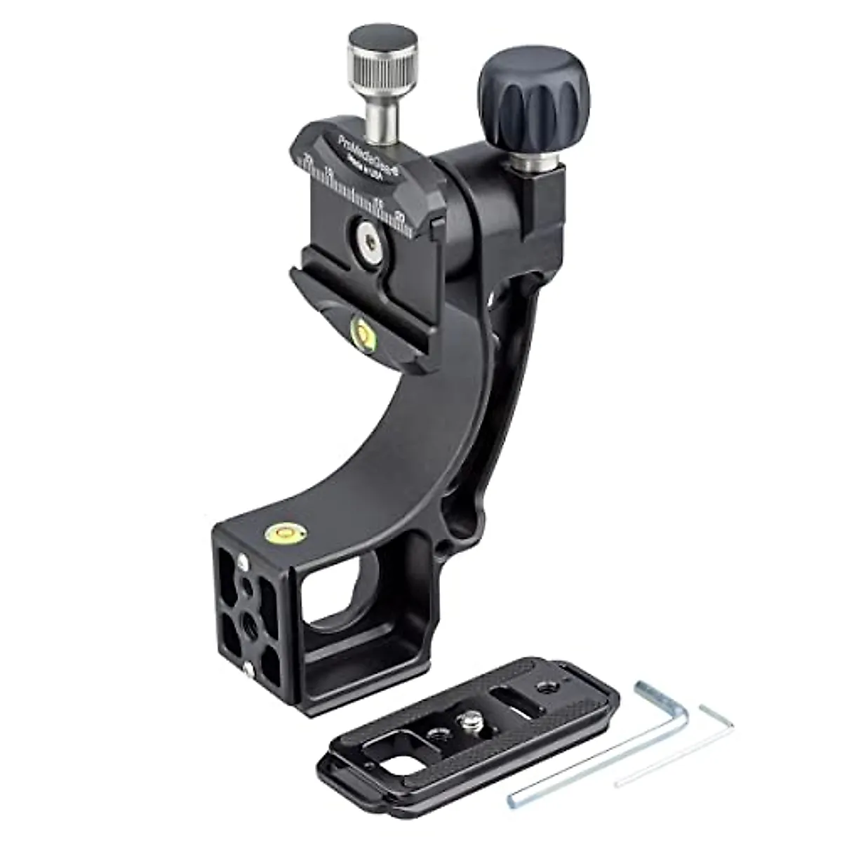 GT2 Tomahawk v2 Gimbal Head Attachment for Ball Head or Panning Bases and Monopods